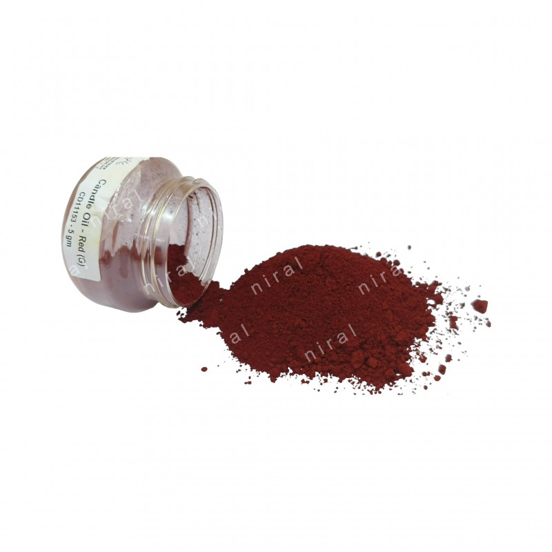 Red Oil Soluble Colour, Niral Industries Candle Colour 5 gm